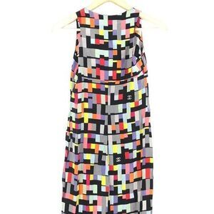 CHANEL | Dresses | Chanel Geometric 20 Maxi Dress Sleeveless Rainbow ...